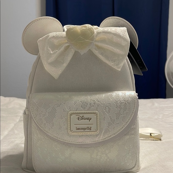 Loungefly | Bags | Disney Loungefly White Mini Backpack | Poshmark